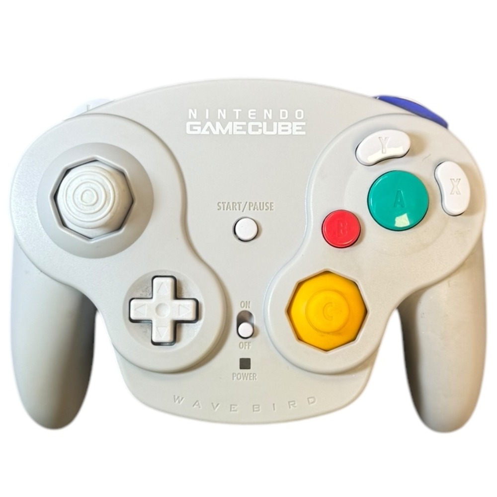 Pre-owned Nintendo GameCube Wavebird Wireless Controller (Grey) - Own4Less
